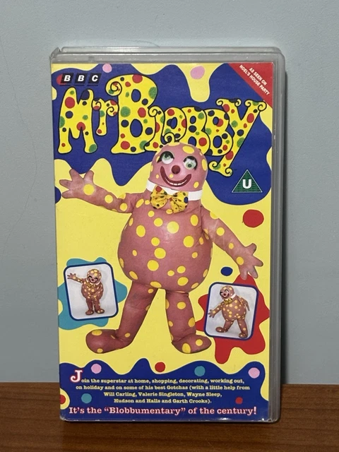 MR BLOBBY, 1993, BBC Vhs Video comedy Noel’s house party documentary ...