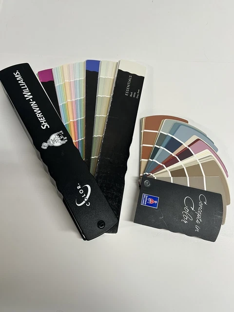 SHERWIN-WILLIAMS COLOR PAINT Sample Swatch Fan Deck Bundle 2011 1500+ Colors £37.69 - PicClick UK