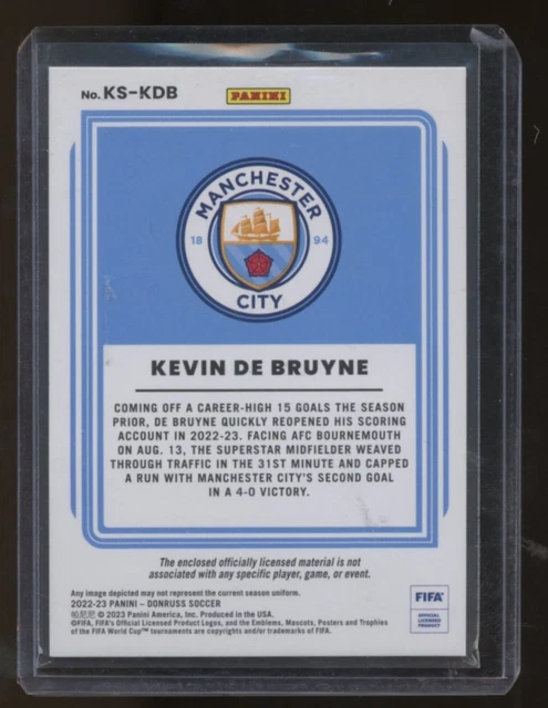 2022-23 DONRUSS KEVIN De Bruyne Kit Series Relic #KS-KDB Manchester City (6k225) EUR 22,45 ...
