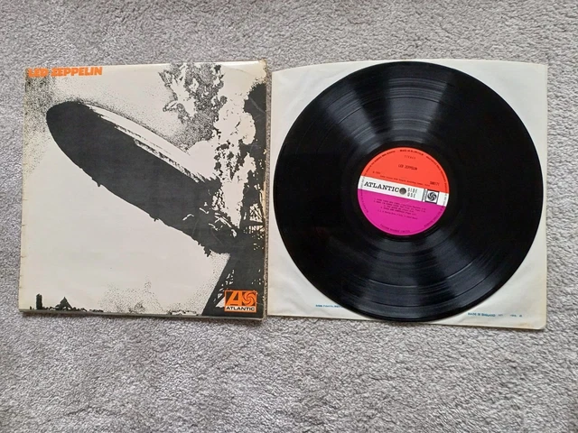 LED ZEPPELIN DEBUT Album - Uk Press 1969 588171 A 1 B 1 Plum Labels ...