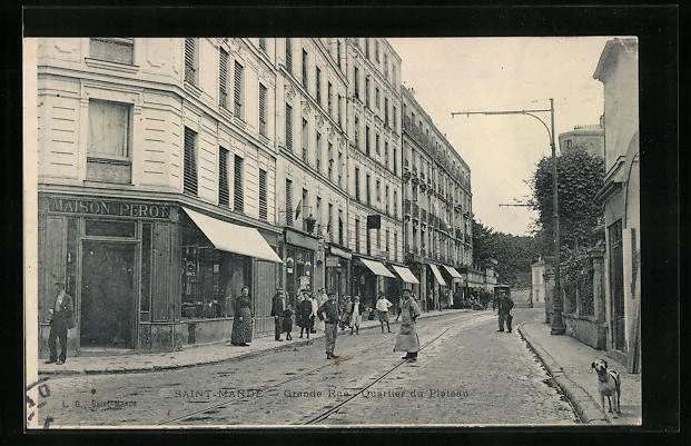 CPA SAINT-MANDÉ, GRANDE Rue, Quartier du Plateau 1906 EUR 7,00 - PicClick FR