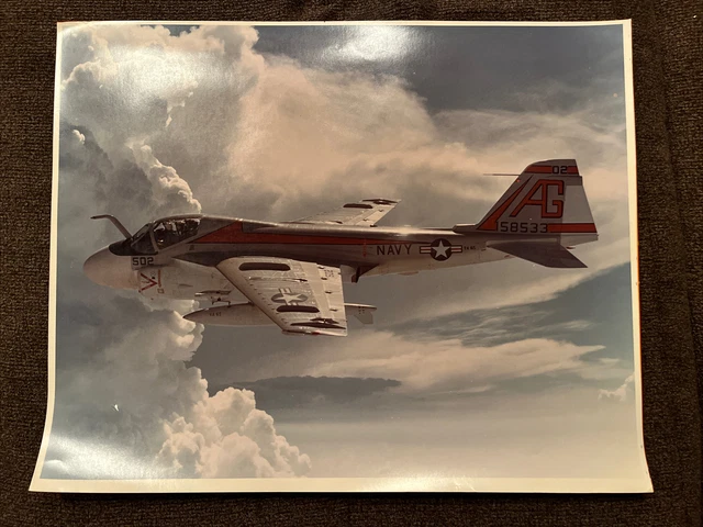 VINTAGE GRUMMAN US Navy A-6 Intruder VA-65 Jet Aviation Photograph ...