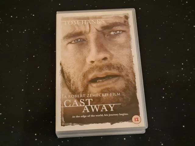 CAST AWAY ~ Dreamworks VHS Big Box Ex Rental ~ Tom Hanks, Helen Hunt £7 ...
