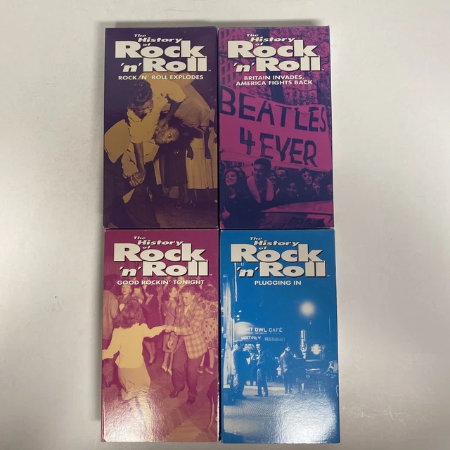 THE HISTORY OF Rock’n’Roll - VHS Tape Set - 4 $6.00 - PicClick