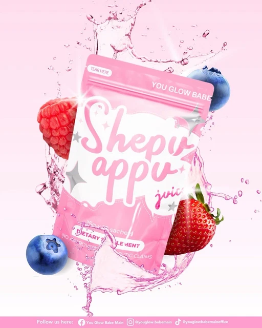 SHEPU APPU JUICE Drink 10 Sachets by You Glow Babe £10.60 - PicClick UK