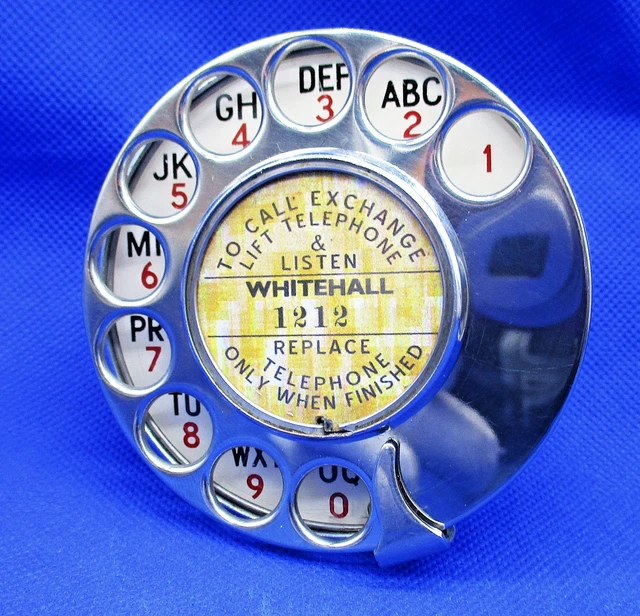 VINTAGE BAKELITE GPO TELEPHONE DIAL No 12 £26.70 - PicClick UK