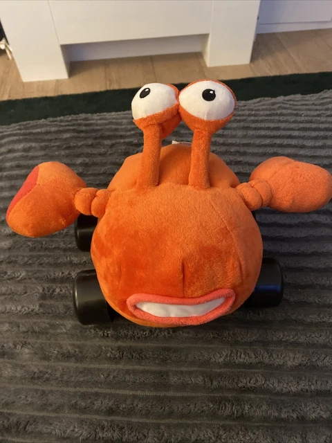 DISNEY STORE JUNGLE Junction Red Taxi Crab With Wheels Stamped Preloved ...