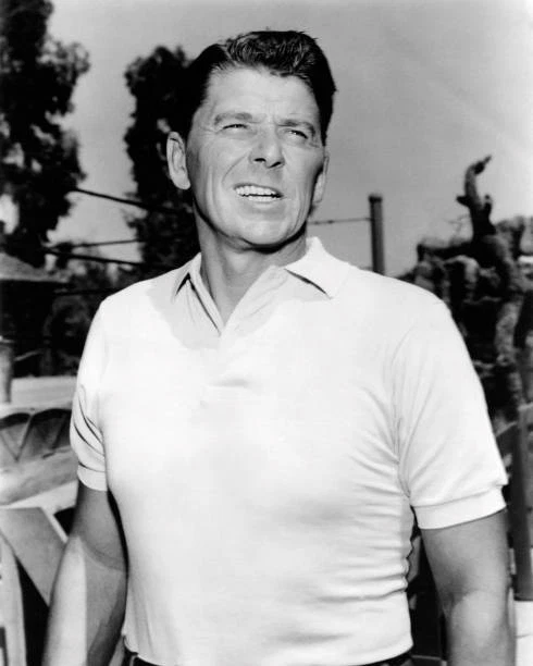 AMERICAN ACTOR AND future President Ronald Reagan circa 1950 Old Photo ...