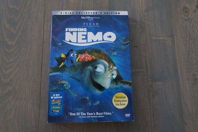 FINDING NEMO MOVIE DVD Walt Disney Pictures 2- Disc Collector's Edition ...