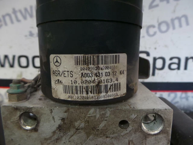 MERCEDES SLK 1999 R170 ABS Pump and Module A0034310312 £50.00 - PicClick UK