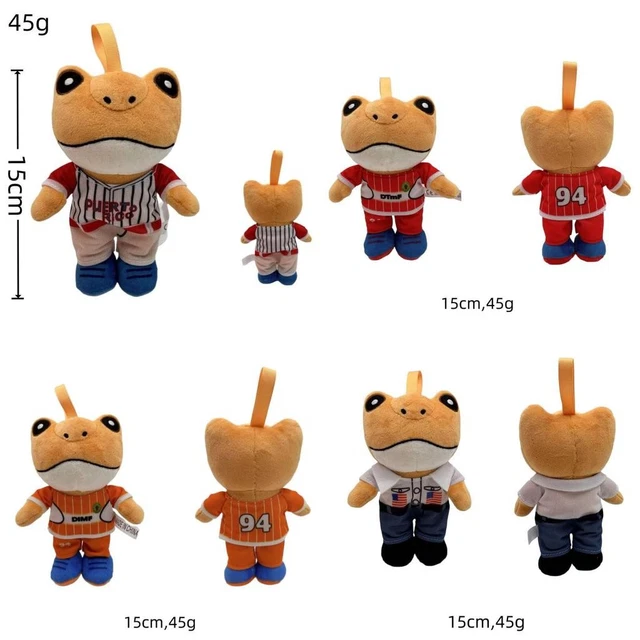 SAPO CONCHO BADBUNNY Frog Plush Toy With Clothes Soft Stuffed Animal ...