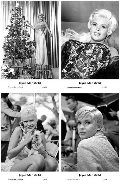 JAYNE MANSFIELD - Film star Pin Up PHOTO POSTCARD - Publisher Swiftsure Postcard EUR 8,00 ...