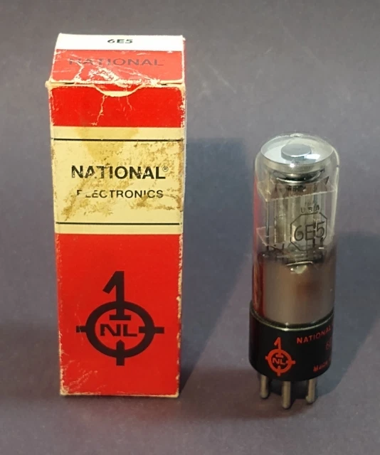 NATIONAL ELECTRONICS 6E5 Magic Eye Tube, US Made, New, Old Stock! £33. ...