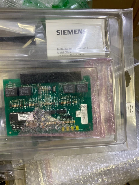 NEW SIEMENS CRM-4 Fire Alarm Control Relay Module 500-890401 $125.00 ...