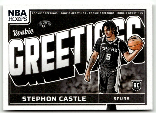 SALUDOS ROOKE DE Stephon Castle Nba Panini Hoops 2024-25 No. 13 EUR 5 ...