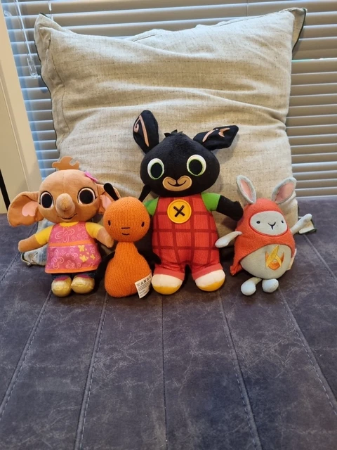 CBEEBIES BING BUNNY Character Plush Bundle, Soft Toys, Flop, Talking ...