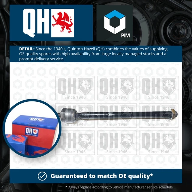 INNER RACK END fits VOLVO V60 Mk1 1.5 15 to 18 Tie Rod Joint QH ...