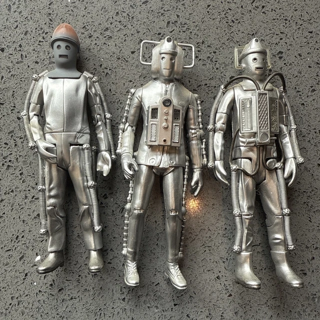 DOCTOR WHO CYBERMAN Action Figures Character Options Three Cybermen £47 ...