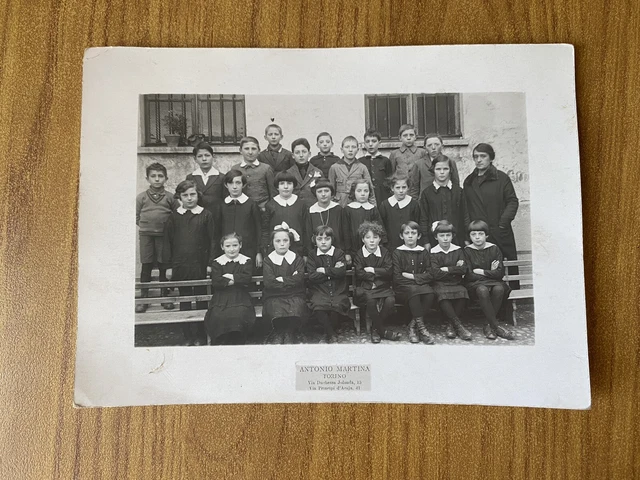 CARTOLINA FOTOGRAFIA ANTONIO Martina Torino Foto Di Classe C2 EUR 19,00 ...