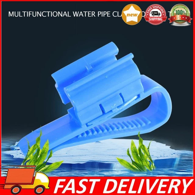 FLOW CONTROL CLIP Aquarium Fish Tank Filtration Water Pipe Bucket Clamp ...