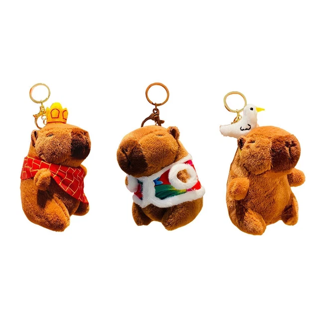 CAPYBARA PLUSH TOY Keychain, Cute Capybara Plush Doll Plush Toy Gift ...