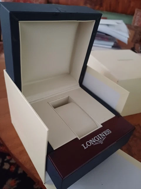 BOÎTE:COFFRET DE MONTRE LONGINES original avec contre-boite EUR 22,00 ...