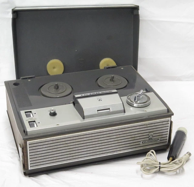 GRUNDIG TK120 DELUXE Reel-to-Reel Tape Recorder Player HiFi Grey ...