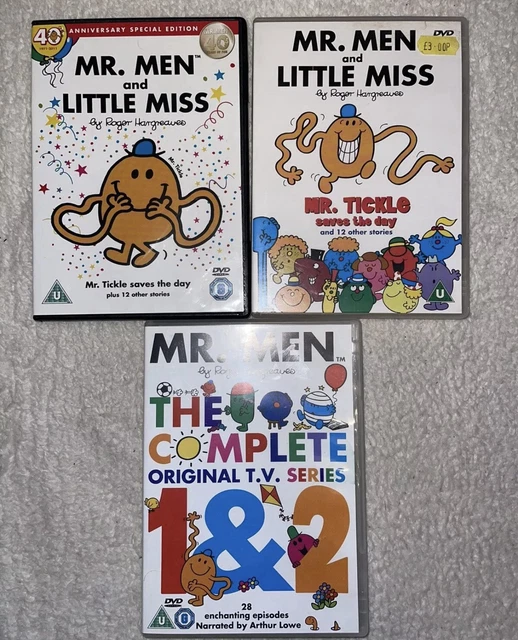 MR MEN DVD Bundle X 3 Childrens Animation Cartoon Free Post Lots Listed ...