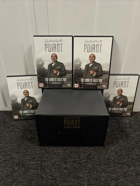 AGATHA CHRISTIE POIROT Complete Collection Series 1-11 Dvd Box Set - 61 ...