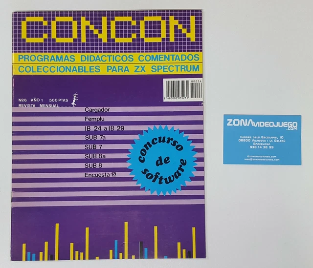 CONCON MAGAZINE, YEAR 1 - Issue 6, Spectrum Educational Programs. £14.17 - PicClick UK