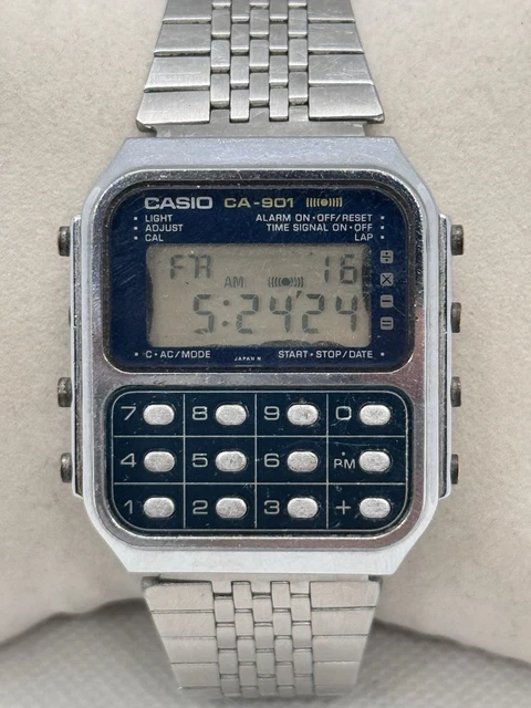 CASIO CALCULATOR CA_901, Game Watch, Model 134, 1980s, All buttons ...