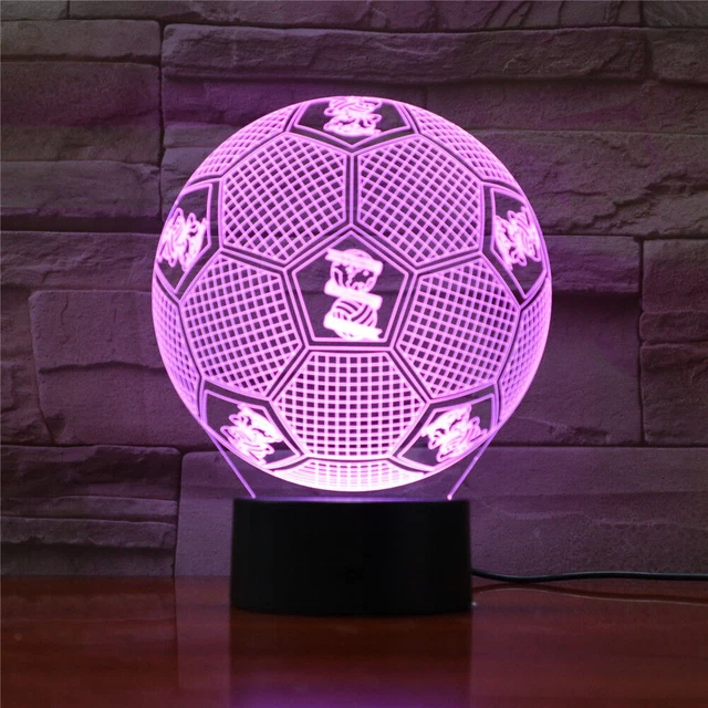 3D BIRMINGHAM CITY Football Club LED Table Desk Lamp Night light ...