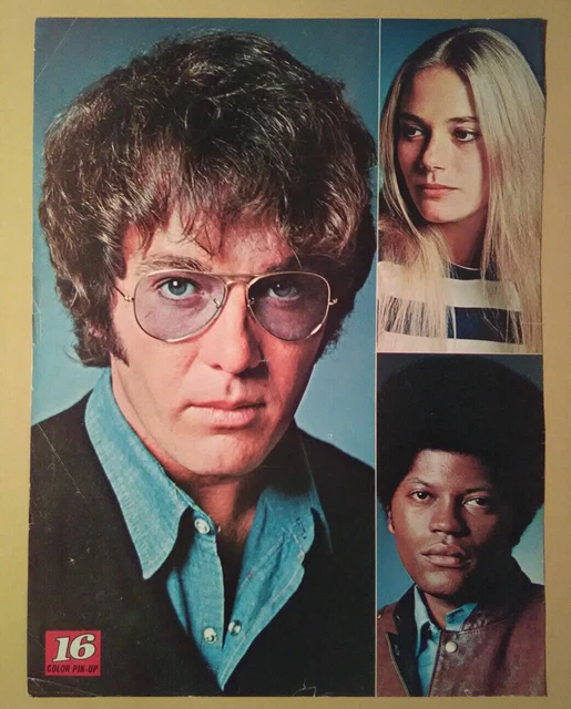 MAGAZINE PINUP~ THE MOD SQUAD ~Michael Cole ~Peggy Lipton ~Clarence ...