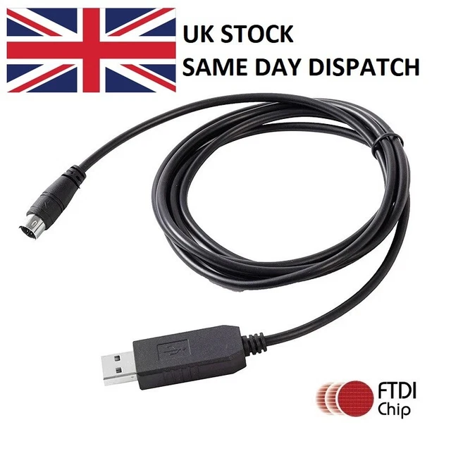 UK FTDI USB CAT Programming cable Yaesu FT100D FT817ND FT818 FT857D ...