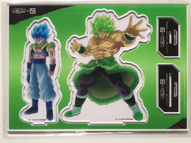DRAGON BALL SUPER Grand Support Acrylique Diorama Broly Gogeta Akira ...
