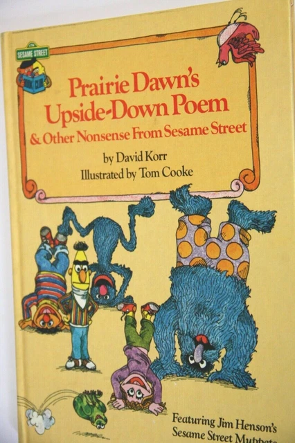 SESAME STREET BOOK Club Jim Henson's Muppets PRAIRIE DAWN'S UPSIDE-DOWN ...