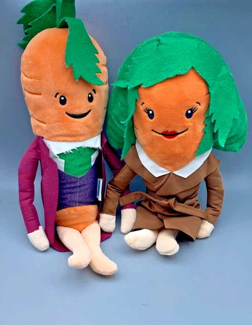 ALDI KATIE AND Kevin the Carrot soft plush toys £9.50 - PicClick UK