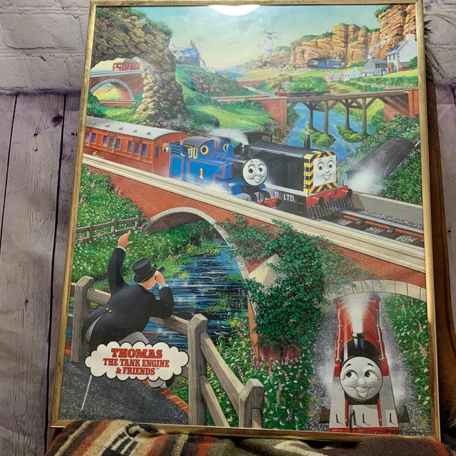 THOMAS THE TANK Engine & Friends Vintage 1991 Printed in USA poster ...