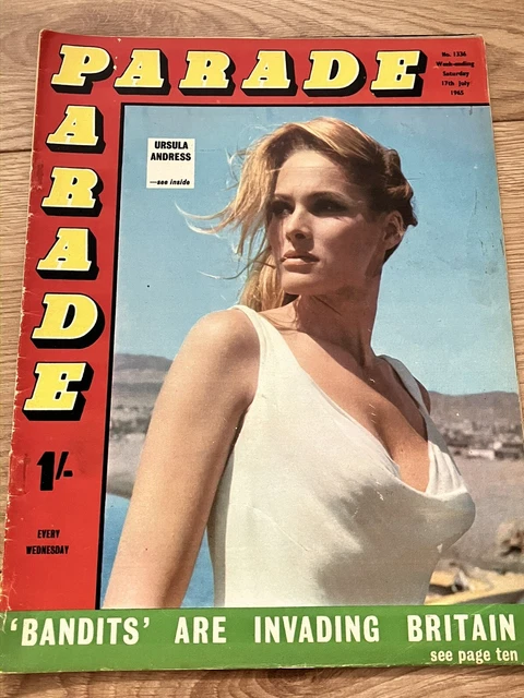 PARADE MAGAZINE 1965. Ursula Andress, Catherine Deneuve, Sylvia ...