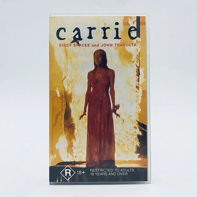 CARRIE (VHS, 1976) Horror Thriller Movie Stephen King Rare Aus Release ...