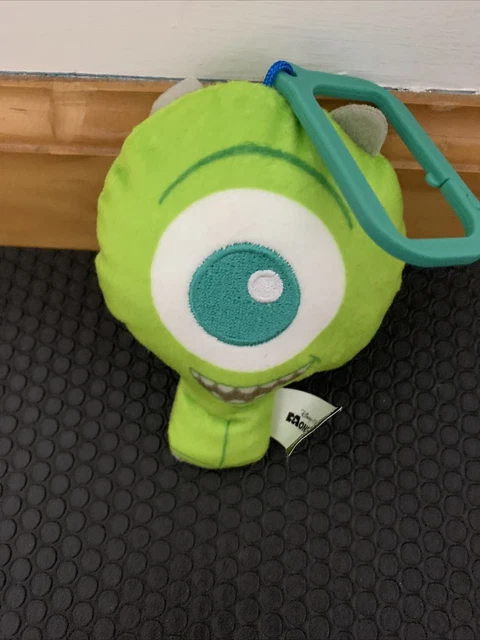DISNEY MONSTERS INC. MIKE WAZOWSKI KEYCHAIN CLIP 4" McDonalds Disney ...