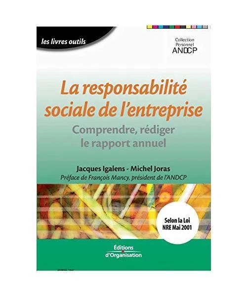 LA RESPONSABILITÉ SOCIALE de l'entreprise: Comprendre, rédiger le ...