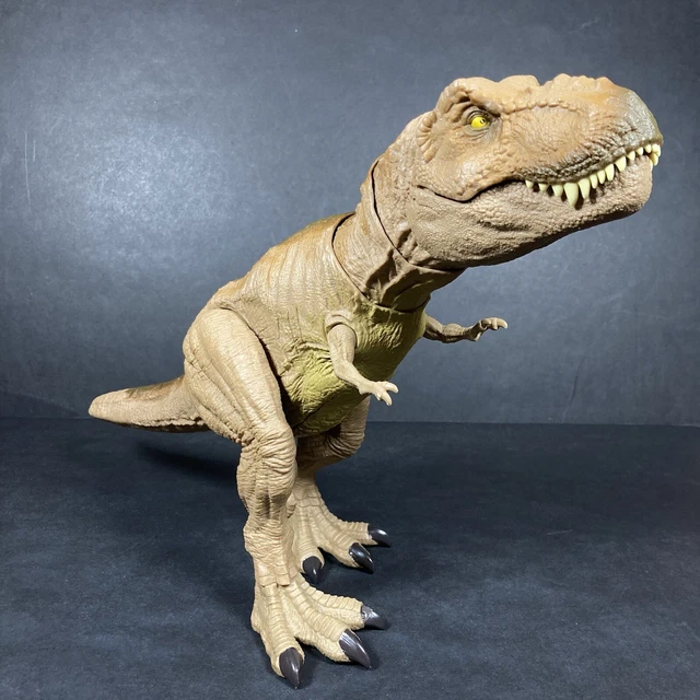 JURASSIC WORLD CAMP Cretaceous Epic Roarin Tyrannosaurus T Rex Action ...