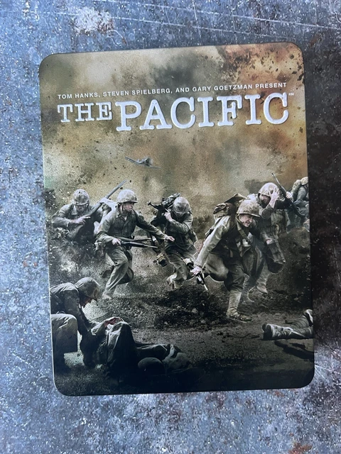 THE PACIFIC COMPLETE Dvd Box Set Tin - Tom Hanks Army Soldier 6 Disc ...