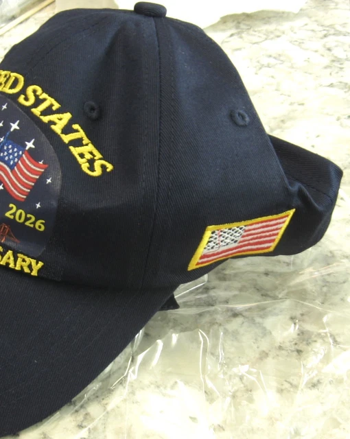 250TH ANNIVERSARY HAT Embroiderd with US Flag must have for 250 ...
