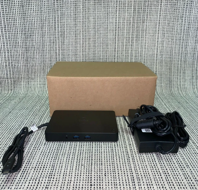 DELL WD15 K17A USB-C Docking Station K17A001 Dock 130W AC Adapter 5FDDV ...