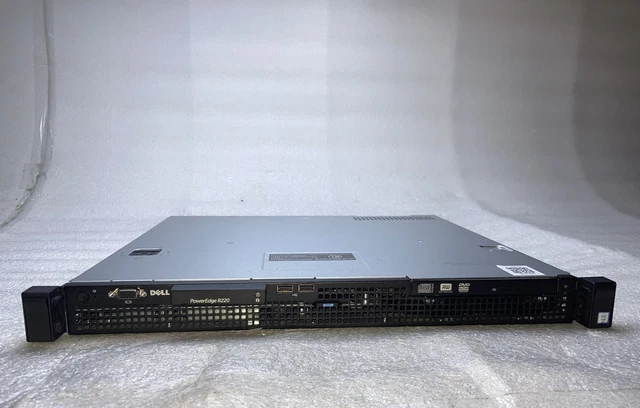 DELL POWEREDGE R220 Xeon E3-1220 v3 3.1GHz 16GB RAM 999GB HDD NO OS ...