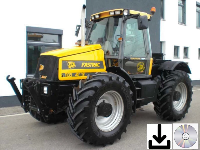 JCB FASTRAC SERVICE Repair Workshop Manual. 1115,1115s,1125,1135 + 4WS ...