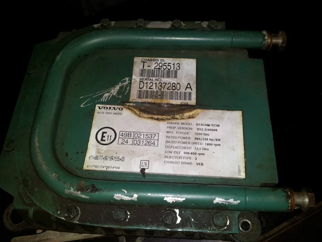 VOLVO FH12 ENGINE control unit ECU, EDC, D12C460, 338KW, 460PS £890.00 ...