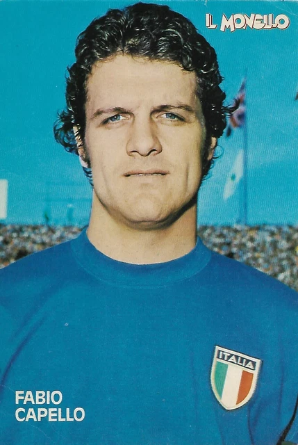 CARTOLINA WORLD CUP Munchen 1974 Italia Fabio Capello Ed. Il Monello ...